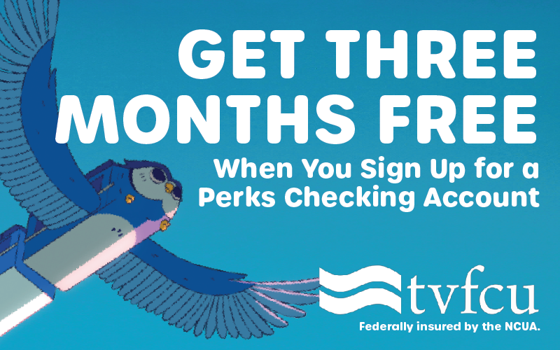 Get Any TVFCU Perks Checking Account FREE for Three Months! | Tennessee ...